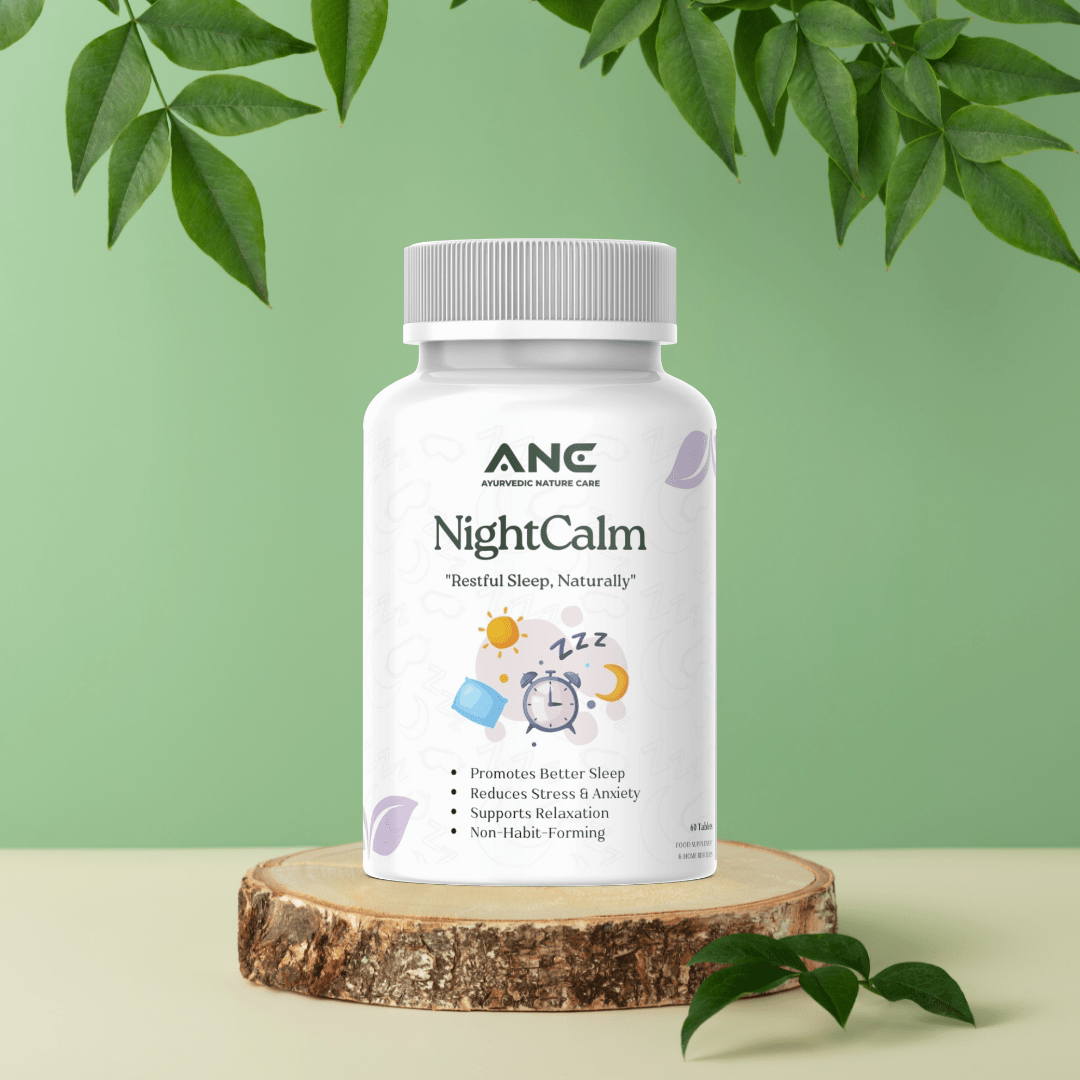 NightCalm Tablets for Natural Herbal Sleep Support– Ayurvedic Nature Care